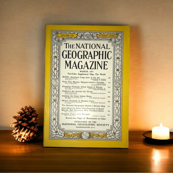 National Geographic | Other | Vintage 957 No3 National Geographic ...